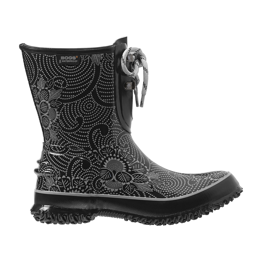 Urban Farmer 2 Eye Lace Batik Women's Rubber Boots - 71710