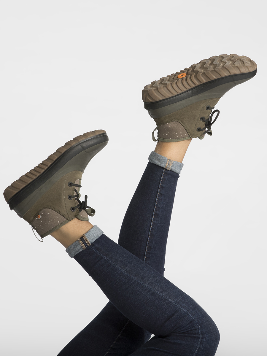 Classic Casual Lace Leather Women's Casual Boots Winter Boots ...